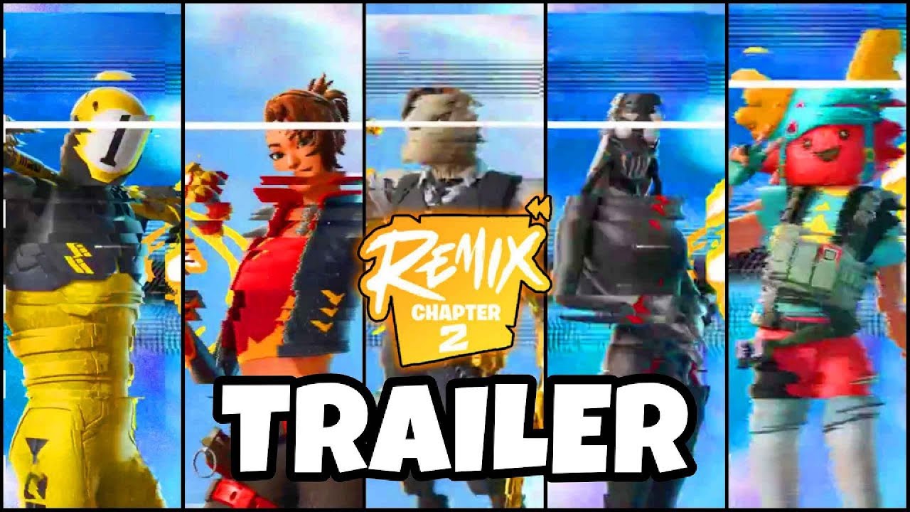 *NEW* Fortnite CHAPTER 2 REMIX Battle Pass Skins - YouTube