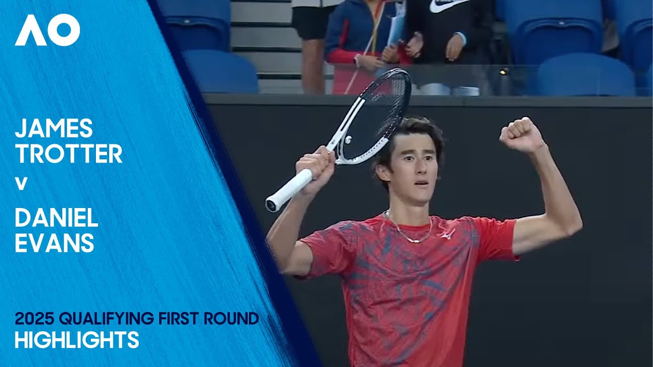James Trotter v Daniel Evans Highlights | Australian Open 2025 ...