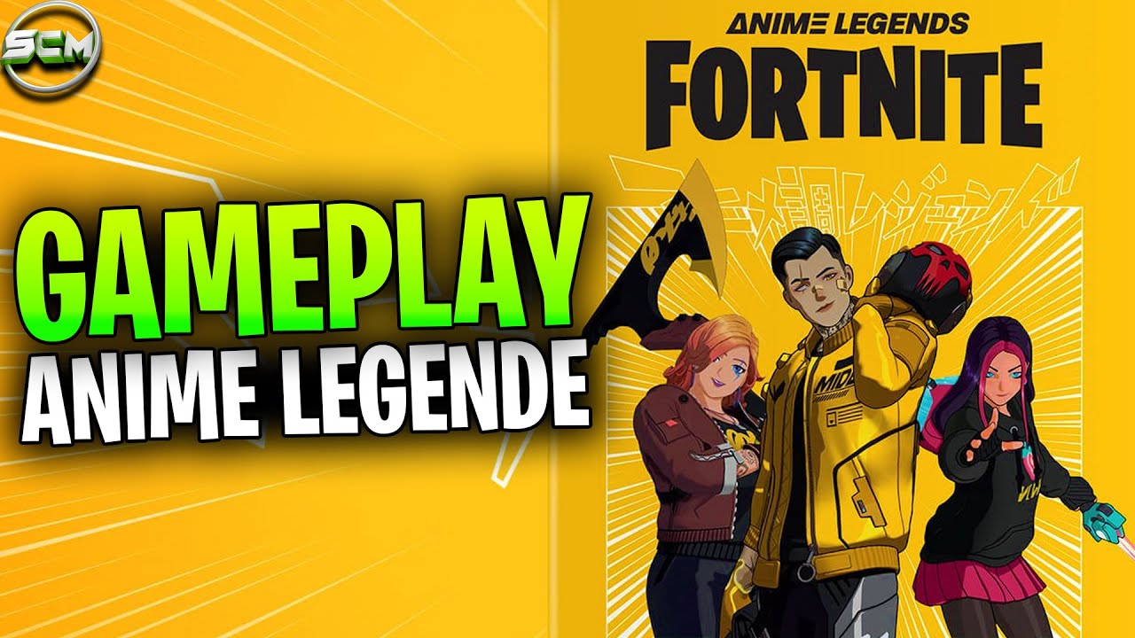 GAMEPLAY PACK ANIME LÉGENDE FORTNITE, PRÉSENTATION DES SKIN GOLDEN GEAR ...