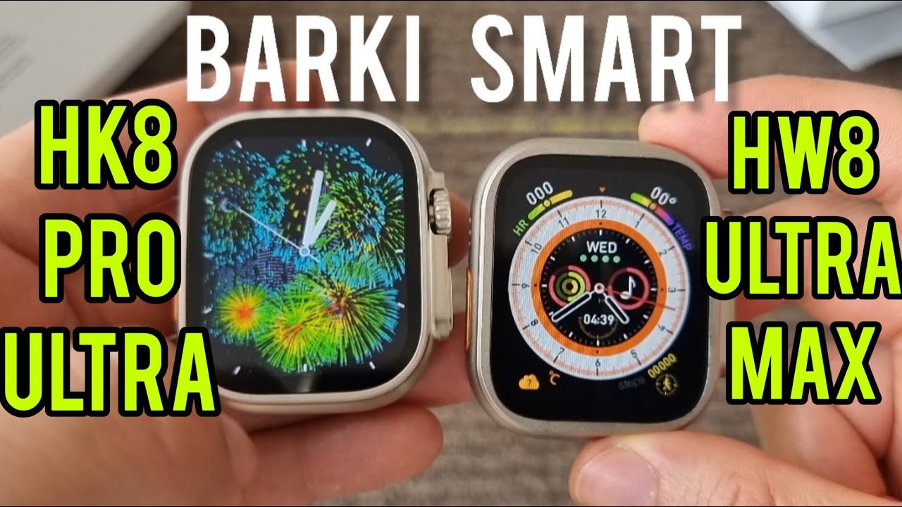 Comparación Hk8 Pro Ultra Vs Hw8 Ultra Max - YouTube