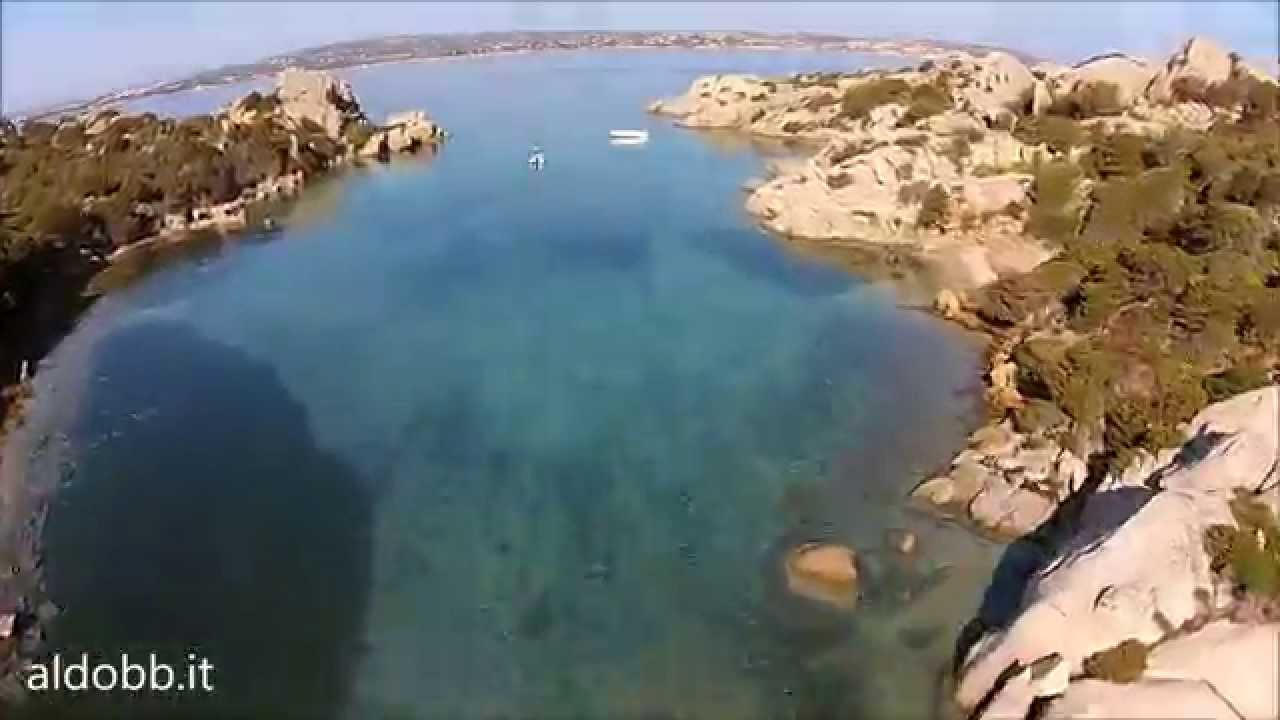 Cala caprarese Caprera - Sardegna drone - YouTube