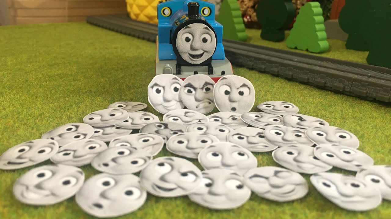 Custom Plarail Thomas With Paper Faces || Thomas & Friends - YouTube