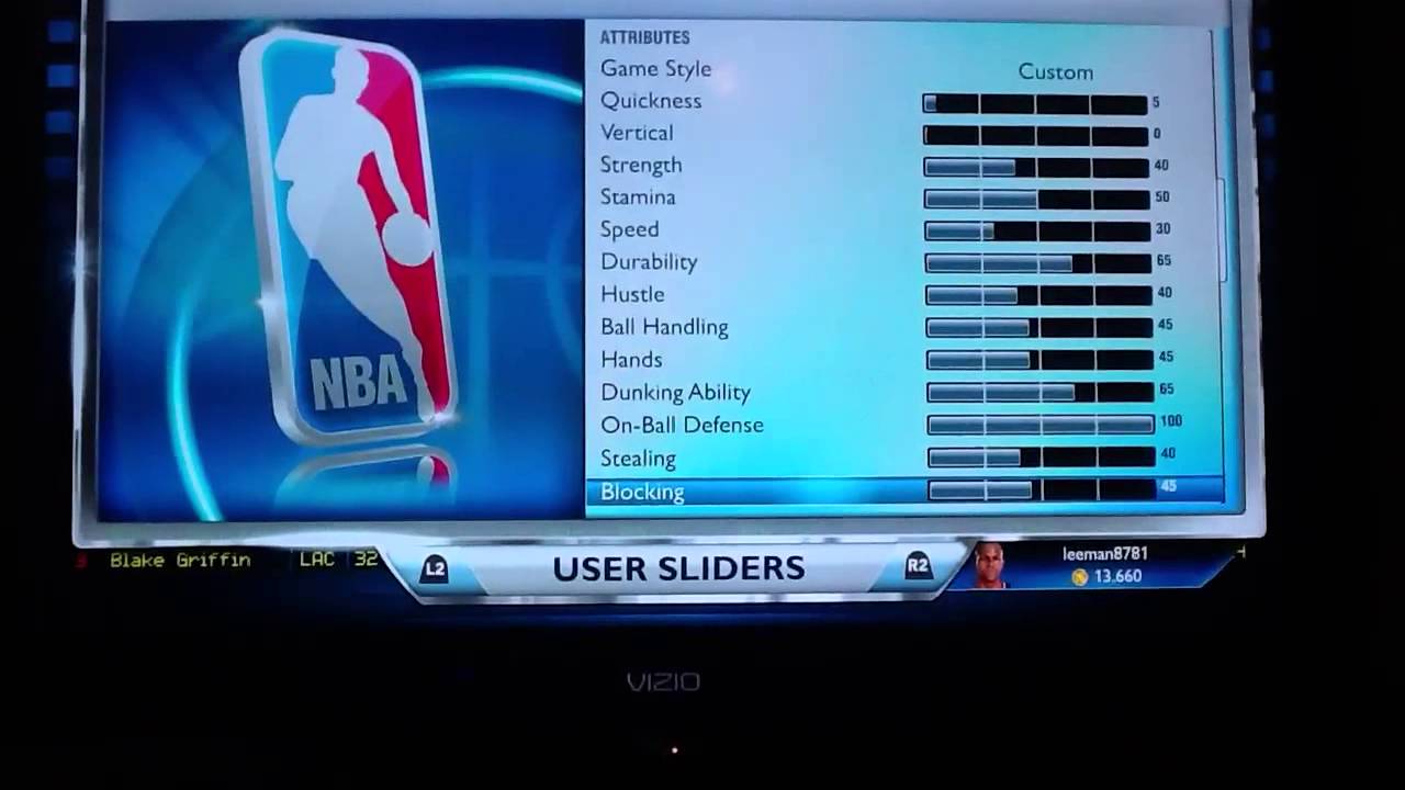 NBA 2k14 sliders ps4 - YouTube