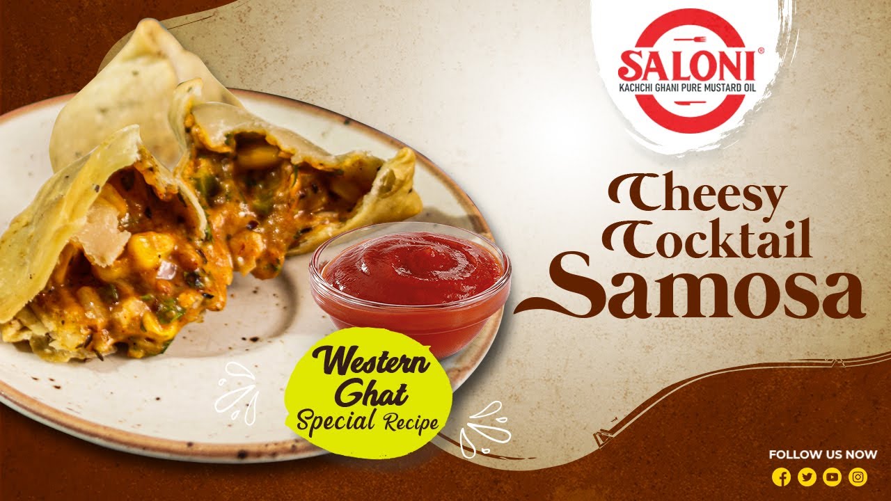 Cheesy Cocktail Samosa | Party Time Snacks Recipe | Saloni Mustard Oil ...
