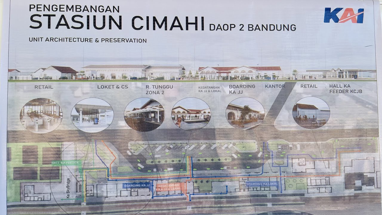 RUANG KACA PPKA DI STASIUN CIMAHI SUDAH TDK ADA KRN RENOVASI - YouTube