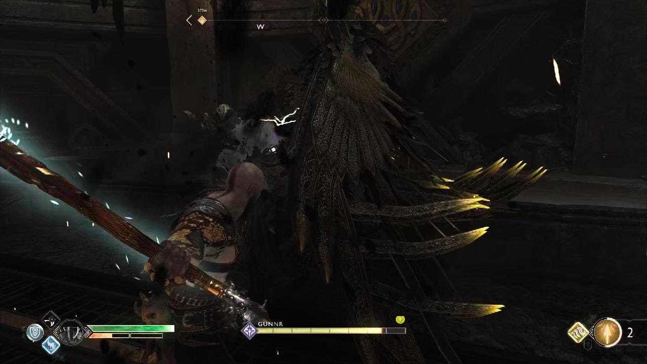 God of War 2018 Gunnr Valkyrie Boss Fight GMGOW - YouTube