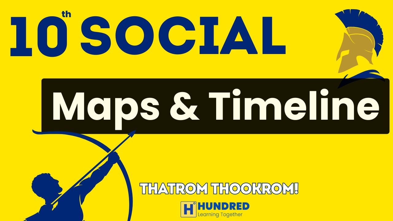 10th Social Map and Timeline Half Yearly Exam 2023 | Social Important ...