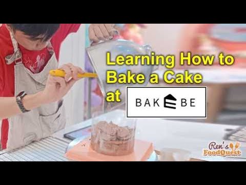 Learning How to Bake a Cake at BakeBe PH - Ren's Food Quest - YouTube