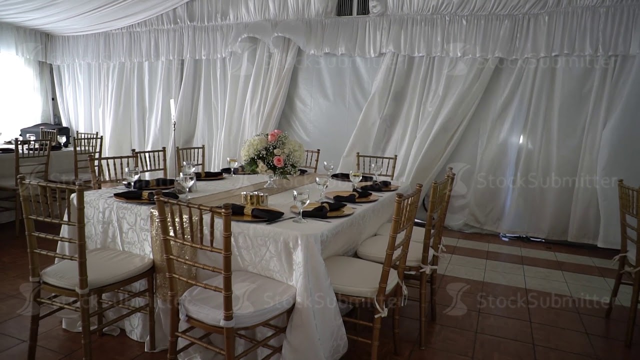 beautiful serving exquisite wedding table, decor - YouTube
