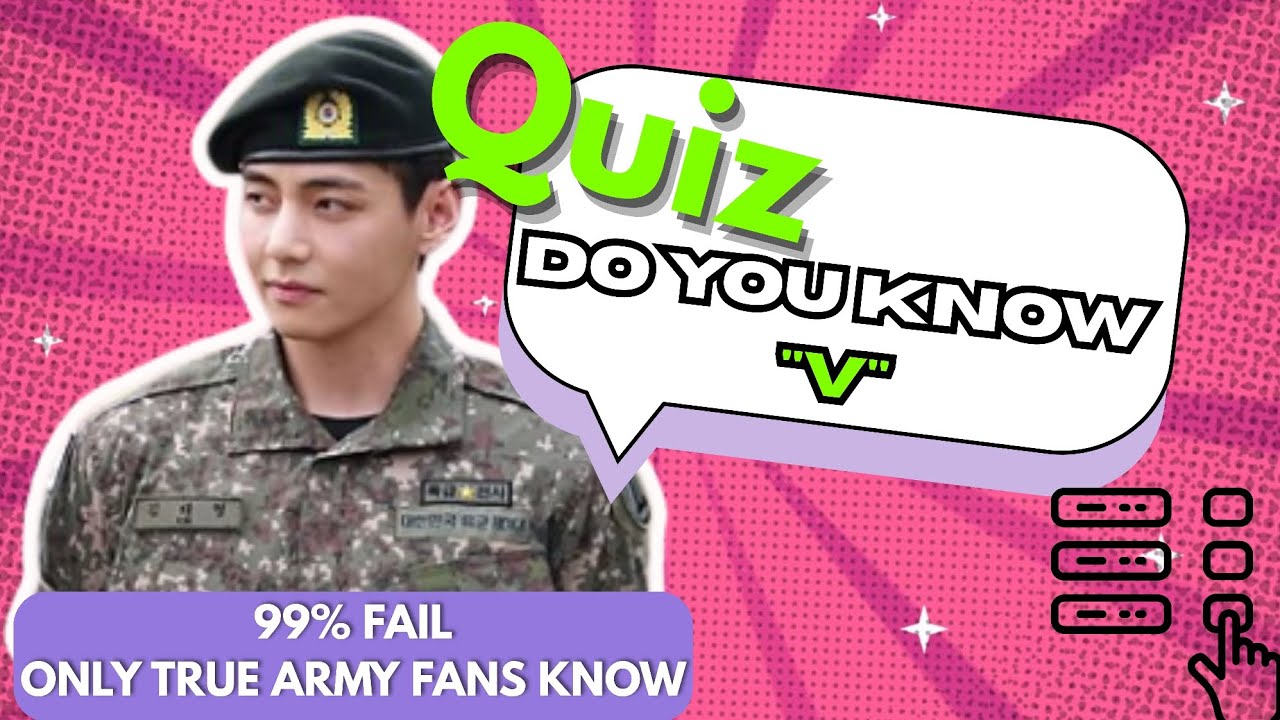 HOW WELL DO YOU KNOW "V"??(ONLY TRUE ARMY FAN'S KNOW THIS) - YouTube