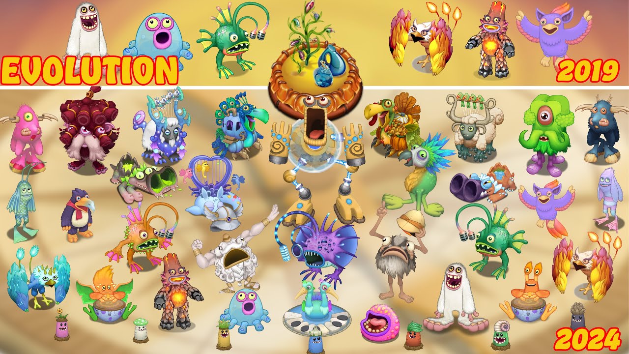 The Evolution of Fire Oasis - Full Song | My Singing Monsters 4.3.0 ...