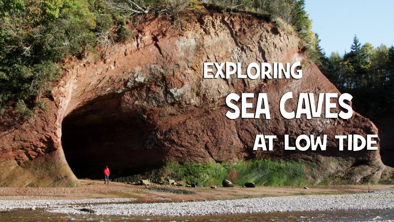 Sea Caves in Canada - YouTube