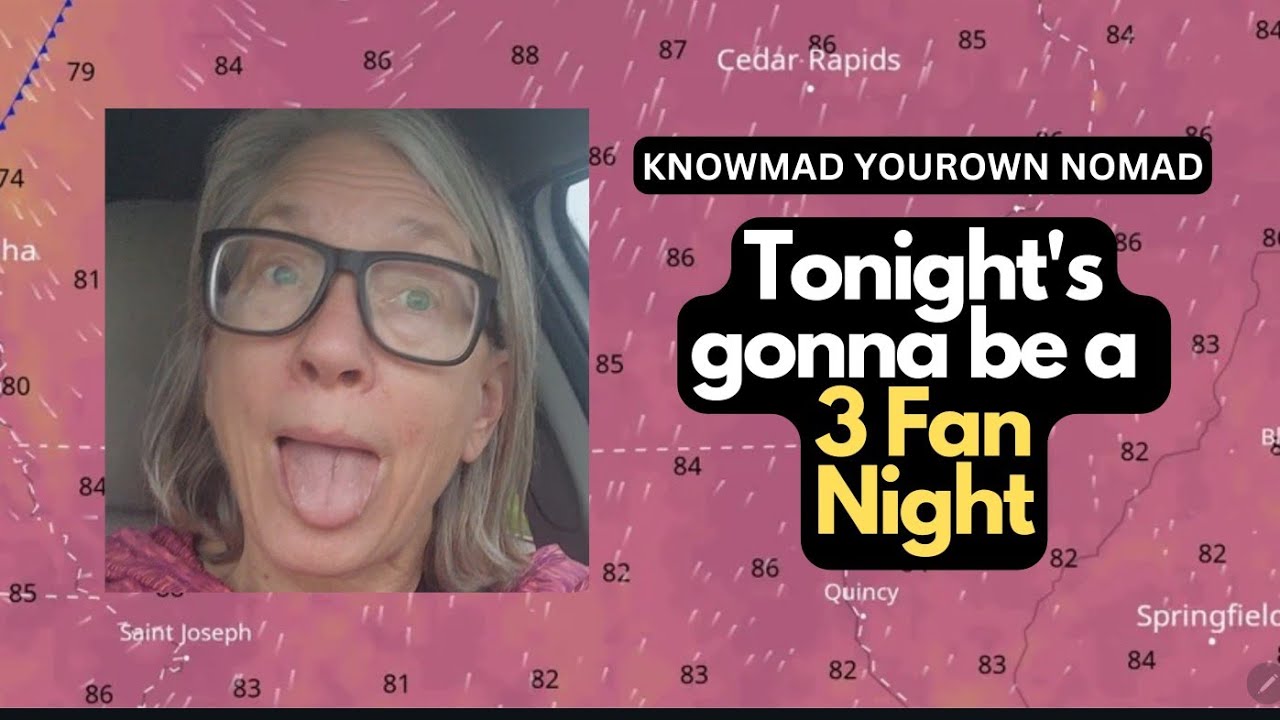 A 3-Fan Night--Staying cool in an SUV as a nomad - YouTube