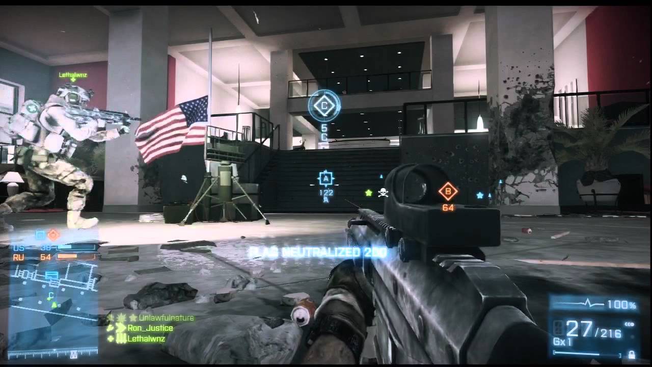 BF3 - ACW-R - Operation 925 - Conquest Domination - YouTube