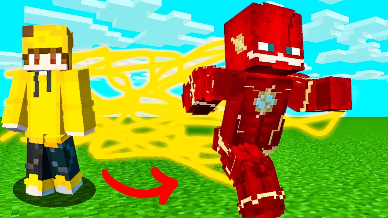 BECOMING into The Flash in Minecraft! - YouTube