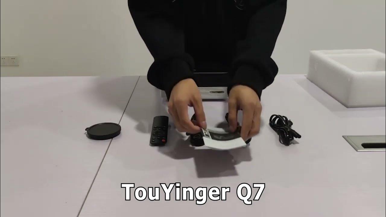 Розпаковка.Огляд. Бюджетний FULL HD проектор TouYinger Q7/Q7W - YouTube