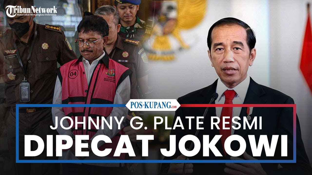 Menkominfo Johnny G. Plate Resmi Dipecat Presiden Jokowi - YouTube
