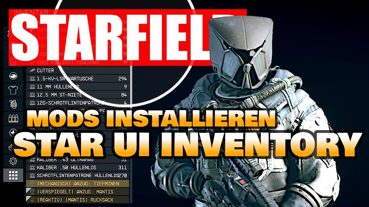 MODS aktivieren & STAR UI INVENTORY installieren ... STEP BY STEP ...