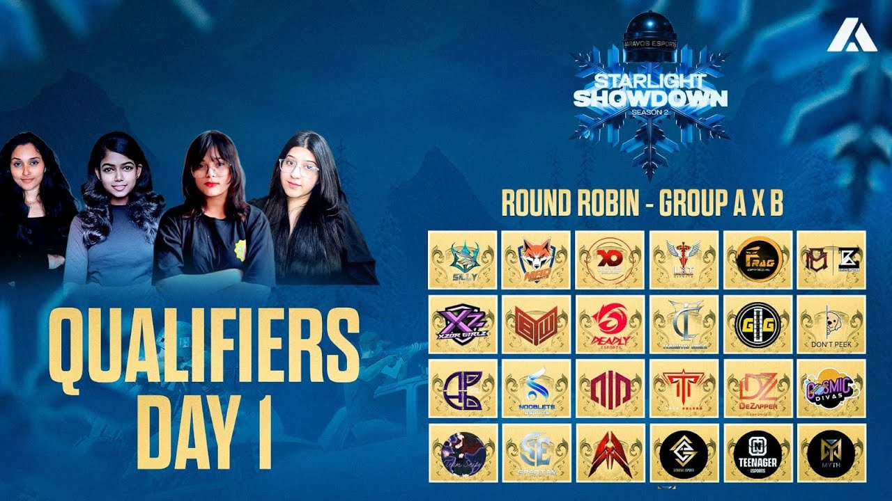 Starlight Showdown S2 | Stage Qualifiers Day 1 | Round Robin Group- AxB ...