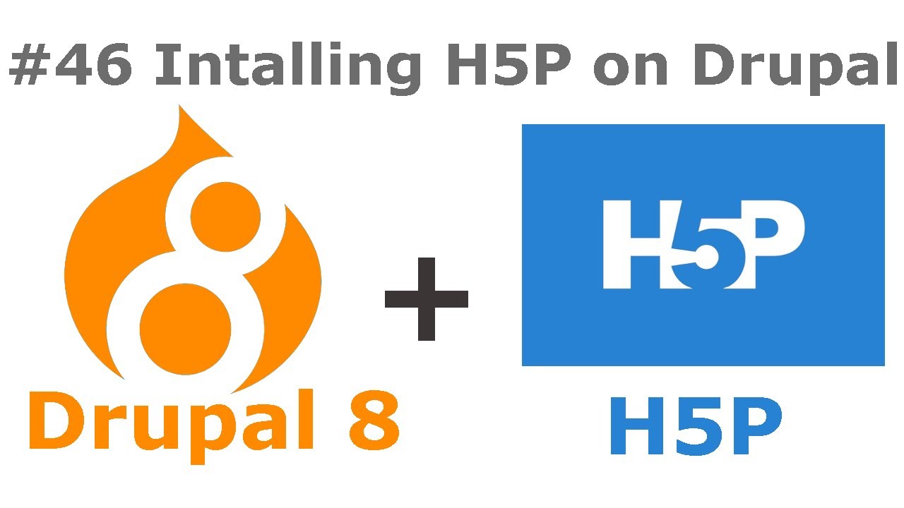 #46 interactive student activities - Installing H5P on Drupal 8 - YouTube