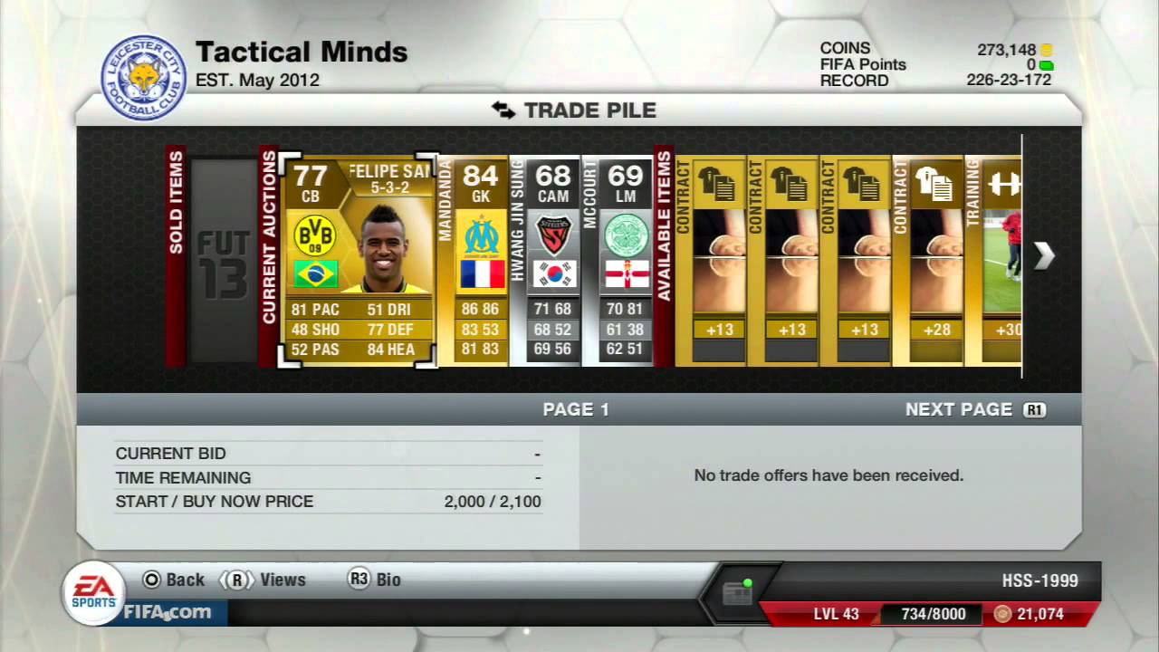 Fifa 13: Trading Tip | The Manager Contract Method - YouTube