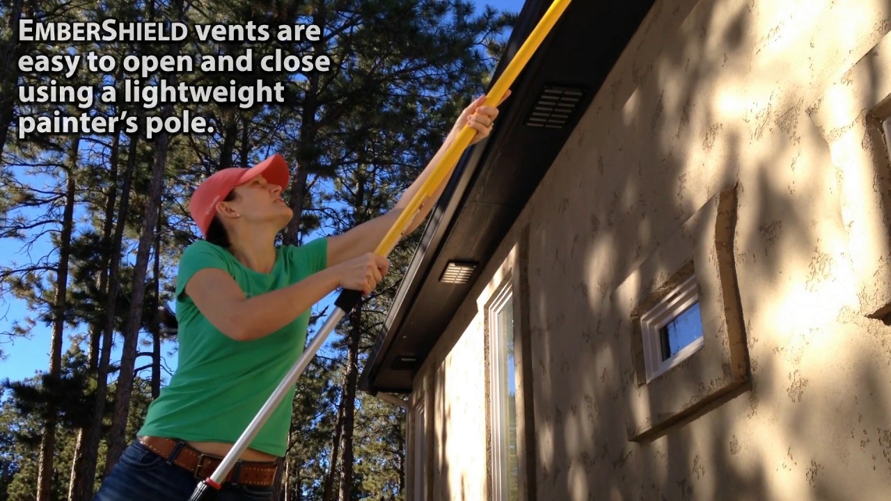 Master Flow® EmberShield® Closeable Soffit Vent - YouTube