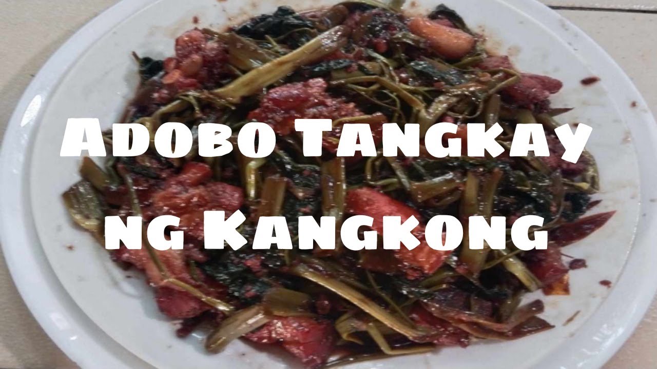 Adobo Tangkay ng Kangkong na My Liempo Baboy at Longganisa Baboy # ...