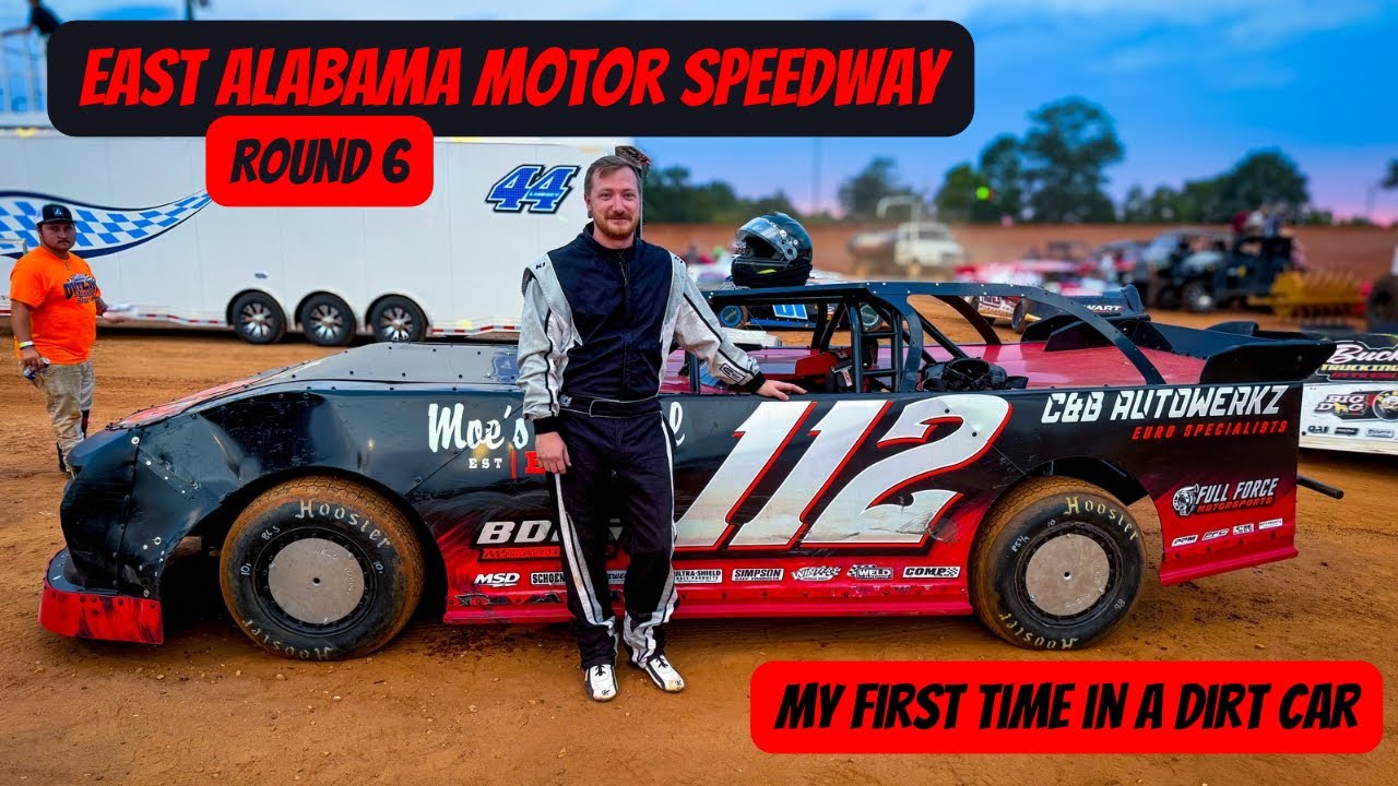 My first time in a dirt car at East Alabama Motor Speedway!! #lucasdirt ...