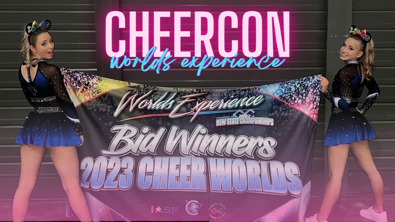 WE'RE GOING TO WORLDS?!? | cheercon worlds experience vlog with aussie gems onyx and diamonds ...