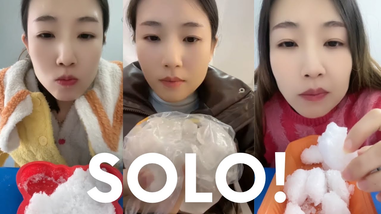 (SOLO) Ice cube🧊 Hard Ice & Clear Ice | White Ice / Crushed Ice ...