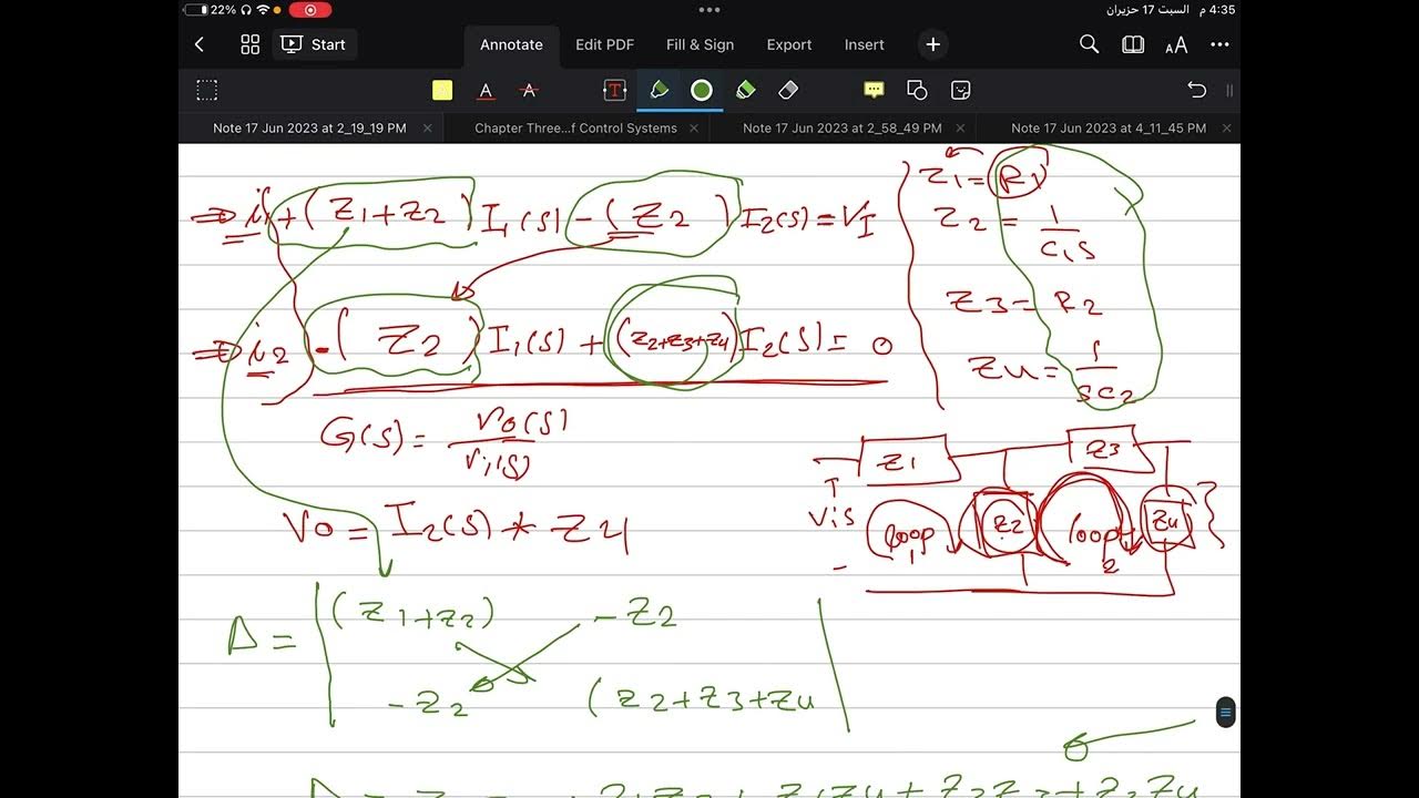 Control:Transfer function for electrical circuits 1 - YouTube