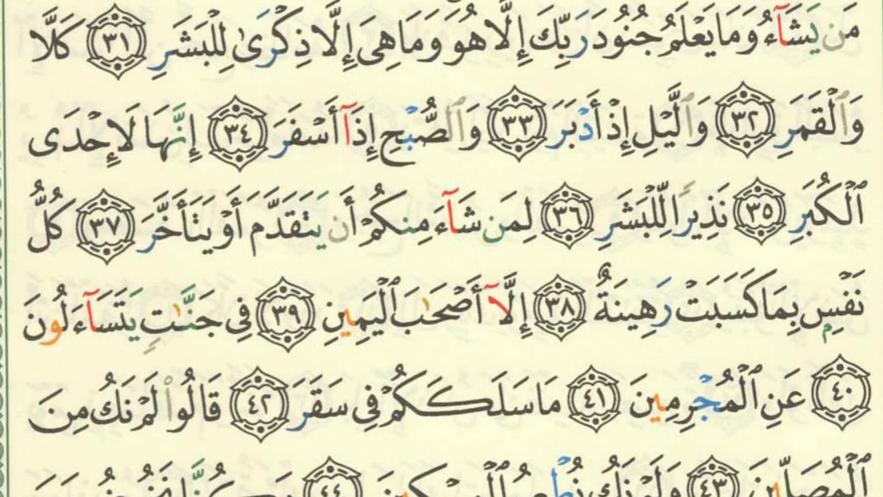 Surah - 74 - Al-Muddattir - Sheikh Salah Al Budair - Imam Masjid Al ...