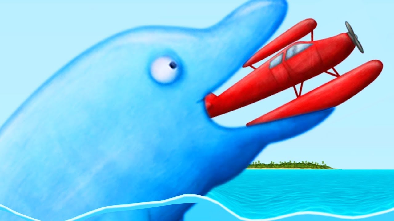 GIANT DOLPHIN EATS AN AIRPLANE! - Tasty Blue Part 3 | Pungence - YouTube