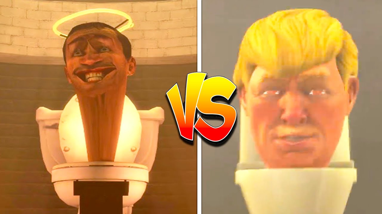 Skibidi Toilet Meme😅| REAL vs TRUMP - YouTube