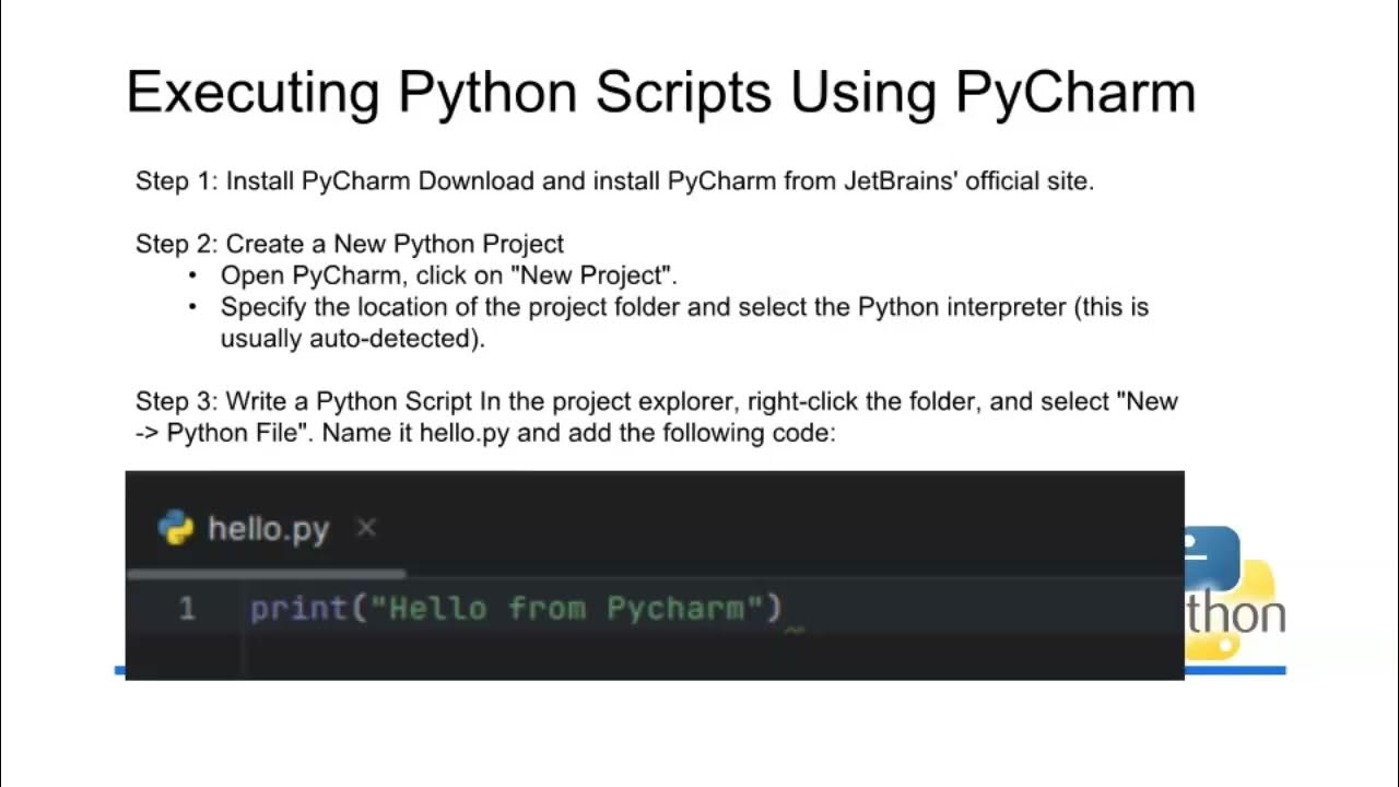 Executing Python Scripts - YouTube