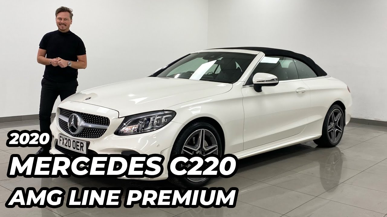 2020 Mercedes C220 2.0D AMG Line Premium Convertible - YouTube