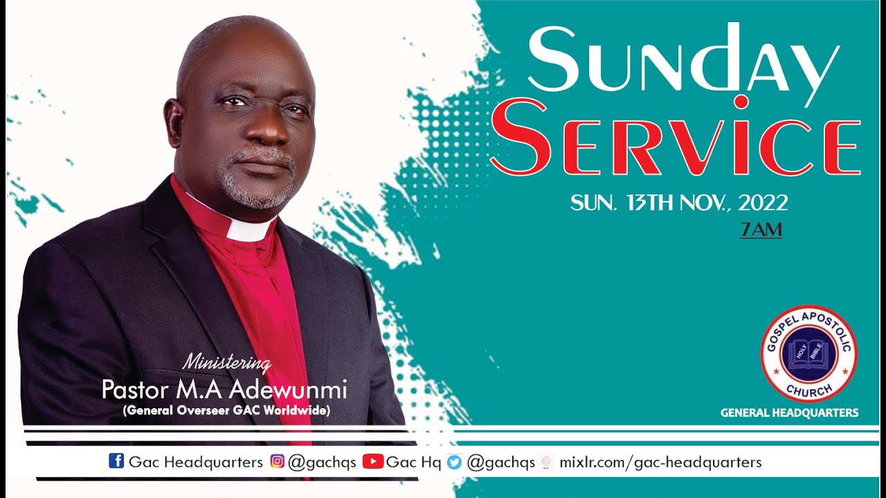 Gospel Apostolic Church Sunday Service | Topic: The Name Of The Lord Is ...