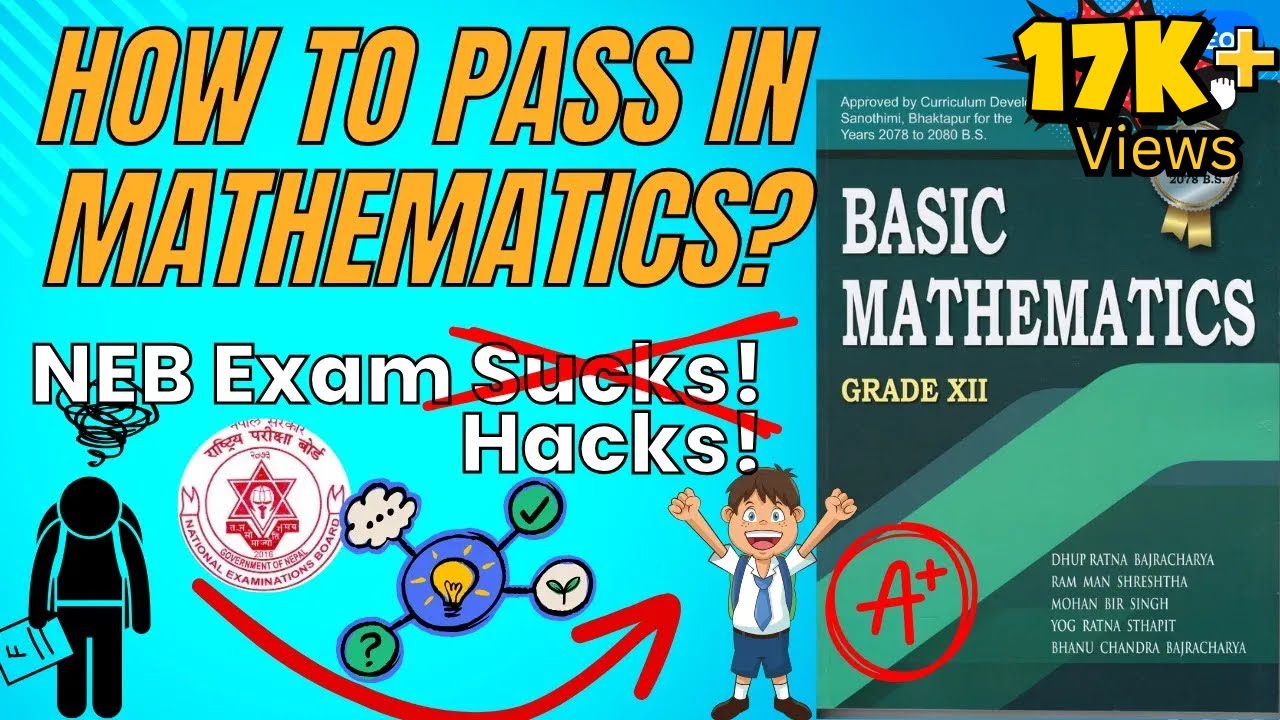 Fail or Pass?😰| Basic Math Exam Hacks ️ !!! Class 12 | NEB | Follow ...