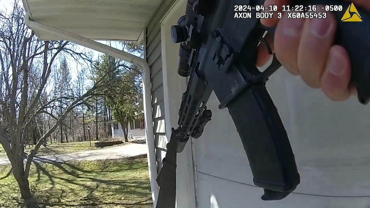 Bodycam: Deputy Shot During Crazy Gun Battle With Gunman. - YouTube
