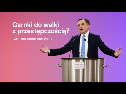 Patelnią i chochlą. Jak Ziobro walczy z przestępczością [VIDEO FACT-CHECKING]
