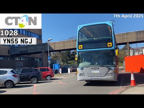 CT4N: 1028 on Medilink 2 | Scania N94UD | (UK Bus Ride #119) - YouTube