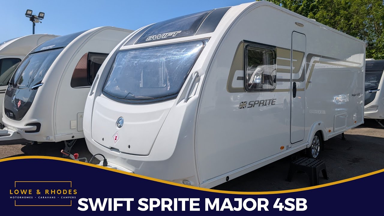 £12,990 Caravan: Swift Sprite Major 4SB - 2015 - 4Berth - YouTube