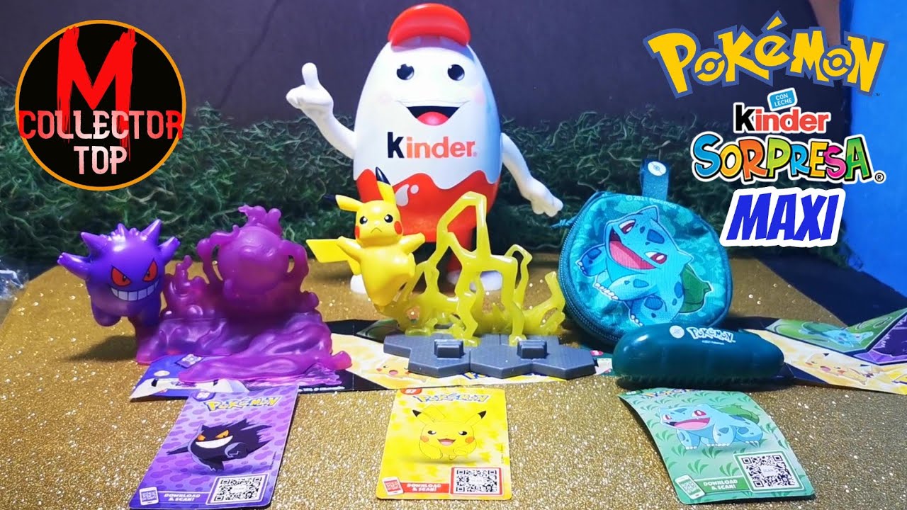 Kinder Sorpresa Maxi⚡ Pokemon ⚡ Colección Completa - YouTube