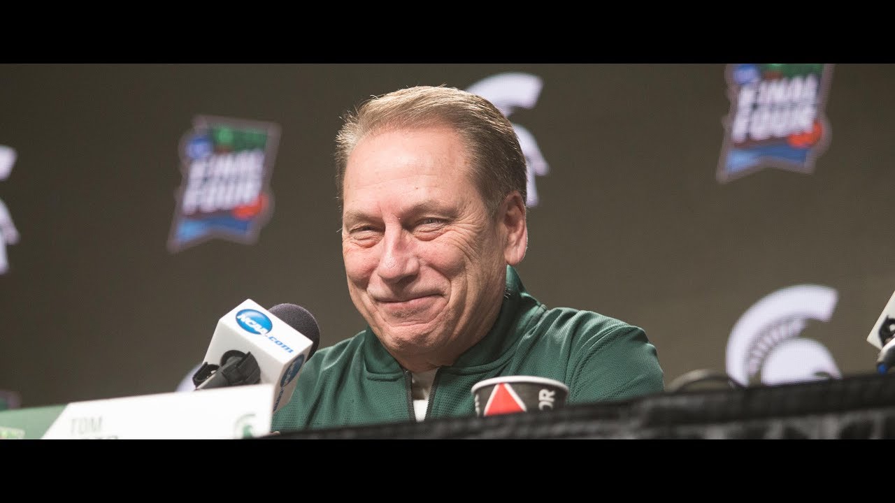 TOM IZZO & PLAYERS FORMAL PRESSER AT FINAL FOUR PRE-TEXAS TECH! - YouTube