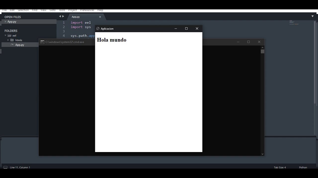 Interfaz Moderna Python || Modulo EEL || Introduccion - YouTube