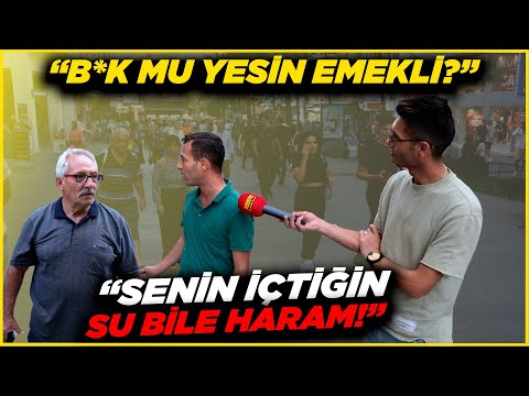 Muhabir Dayanamadı; “Emekli B*k Mu Yesin!” | Sokak Röportajları