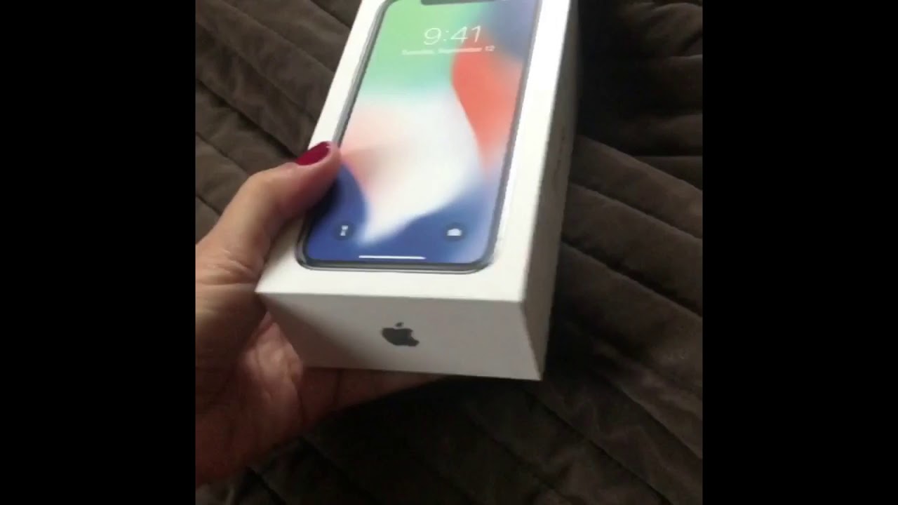iphone X unboxing - YouTube