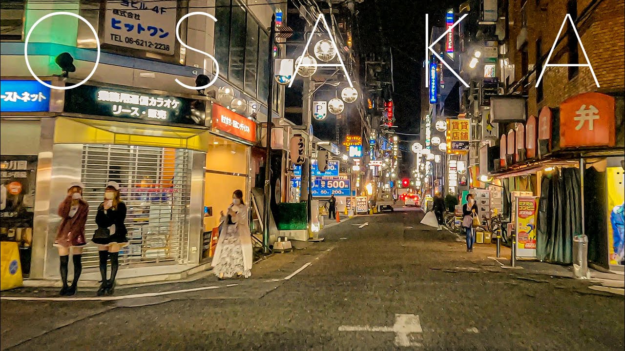 OSAKA 5K Night Drive in Japan - 大阪夜ドライブ - YouTube