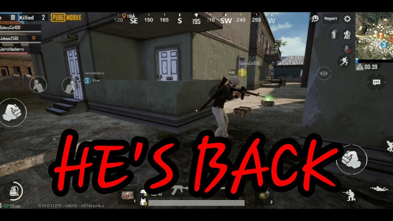 WELCOME BACK! (Feat.) Galaxy Cat - PUBG Mobile - YouTube
