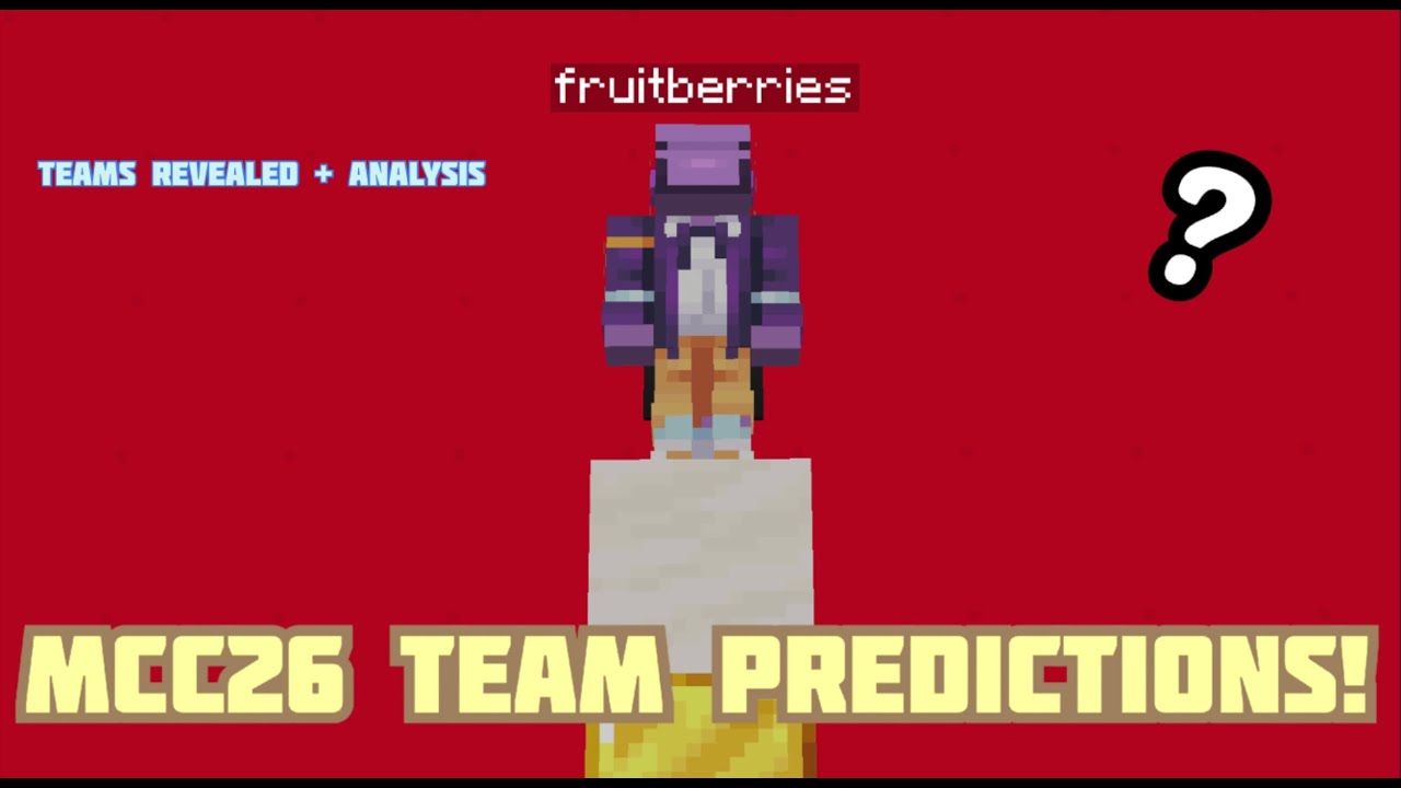 MCC 26 | TEAMS REVEALED! [Predictions + Analysis] - YouTube